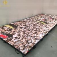 China Professional P3.91 P7.75 Indoor LED Dance Floor Panels with 600KG/SQM Withstand Level for sale