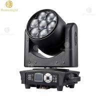 China Mini 7*40w Rgbw 4 in 1 Zoom Wash Moving Head Lights Dj Stage Lighting with 7pcs Leds for sale