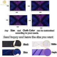 China Dj Disco Show LED Display Vision Cloth RGB3in1 LED Backdrop Cloth for sale
