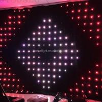 China 6000K  LED Video Curtain RGB 3 In 1 LED Curtain Screen For Wedding Church Theater for sale