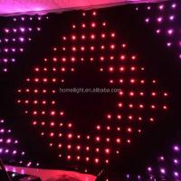China IP55 LED Video Curtain Lights Color Changing Design for Wedding for sale