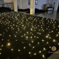 China Wedding LED Star Cloth Backdrop with Warm White/Cool White Lights and IP33 Rating for sale