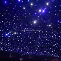 China Decorative Star Curtain LED Lights Blue White For Wedding Disco Party Club Bar DJ Show for sale
