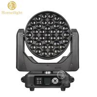 China 37pcs 15w Zoom Wash RGBW 4in1 Led Moving Head With Ring Control Robin 600 Pixel Effect for sale