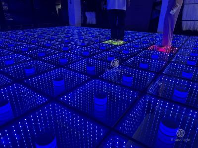 China High Brightness 3d Mirror Dance Floor Interactive LED Dance Floor For Wedding Party for sale