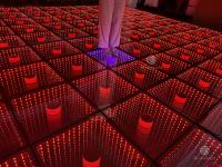 China High Brightness 3d Mirror Dance Floor Interactive LED Dance Floor For Wedding Party for sale