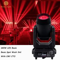 China High Brighrness Concert 680W LED Beam Spot Wash Moving Head With CTO CMY Sharpy Beam for sale