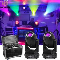 China High Brightness LED Beam Spot Wash 200w Moving Head with Ring For Event Party Concert for sale