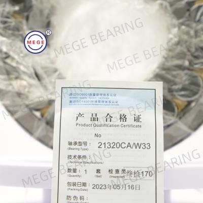 China 21320 Spherical Roller Bearing 100x215x47mm for Industrial Electric Motors for sale