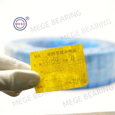 China 23034 Spherical Roller Bearing 170x260x67mm C3 Clearance W33 Oil Groove for sale