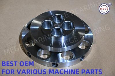 China High Hardness S45C Steel Flange for Pump Truck Cylinders - 220-260 HB Zinc Plated Connection Component for sale