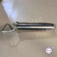 China Precision Rotation Lock Pin Carburized Alloy Steel 45# 20CrMnTi with Welded Handle Tapered Tip for Cranes for sale