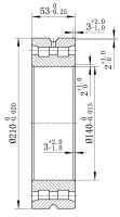 China MEGE 3282128 (NN3028) P5 Cylindrical Roller Bearing for sale
