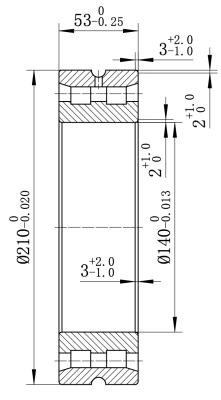 China MEGE 3282128 (NN3028) P5 Cylindrical Roller Bearing for sale