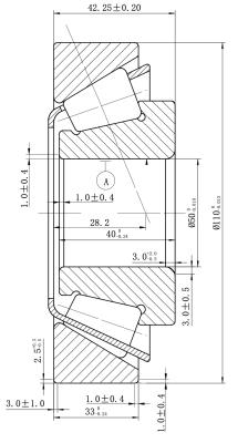 China MEGE 7610 (32310)  P5 Tapered Roller Bearing for sale
