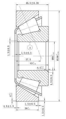 China MEGE 7318 (30318) P5 Tapered Roller Bearing for sale