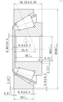 China MEGE 7609 (32309) P5 Tapered Roller Bearing for sale