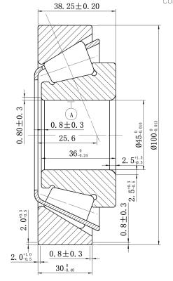 China MEGE 7609 (32309) P5 Tapered Roller Bearing for sale
