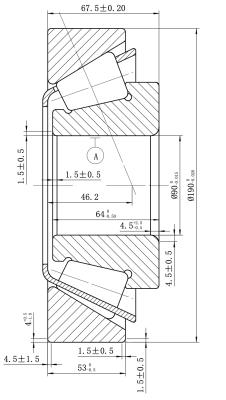China MEGE 7618 (32318)  P5 Tapered Roller Bearing for sale