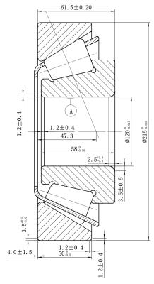 China MEGE 7524 (32224) P5 Tapered Roller Bearing for sale