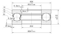 China MEGE  51102 P5 Thrust  Ball Bearings for sale
