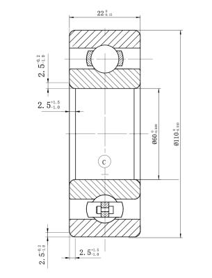 China MEGE 212(6212) P5 Deep Groove Ball Bearing for sale