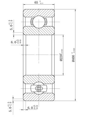 China MEGE 244(6244)  Deep Groove Ball Bearing for sale