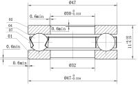 China MEGE 51106 P5 Thrust  Ball Bearings for sale