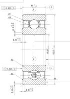 China MEGE 6224 C3 (224)  P5 Deep Groove Ball Bearing for sale