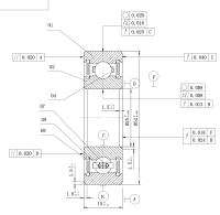 China MEGE 6205 2RS (205) P5 Deep Groove Ball Bearing for sale
