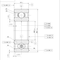 China MEGE 6206 (206) P5 Deep Groove Ball Bearing for sale