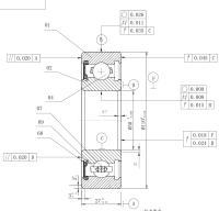 China MEGE 6310 RS  P5 Deep Groove Ball Bearing for sale