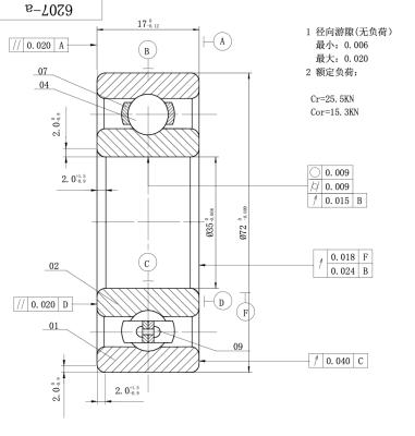 China MEGE 207(6207) P5 Deep Groove Ball Bearing for sale