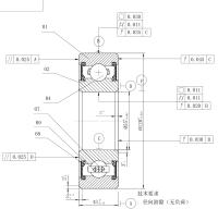 China MEGE 62311 2RS P5 Deep Groove Ball Bearing for sale
