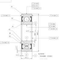 China MEGE 6308-2RS1 P6 Deep Groove Ball Bearing for sale