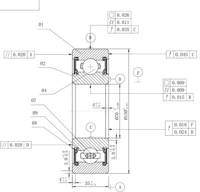 China MEGE 180314 (6314-2RS) P4 Deep Groove Ball Bearing for sale