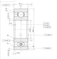 China MEGE 6226（226）P6 Deep Groove Ball Bearing for sale