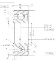 China MEGE 311(6311) P5 Deep Groove Ball Bearing for sale