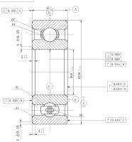 China MEGE 6318 P5 Deep Groove Ball Bearing for sale