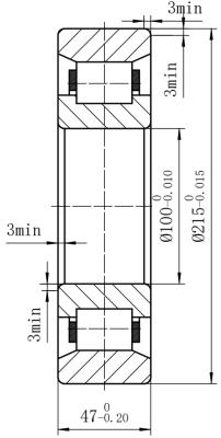 China MEGE N320 (2320 КМ)  P5 Cylindrical Roller Bearing for sale