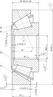 China MEGE 32312 (7612)  Tapered Roller Bearing for sale