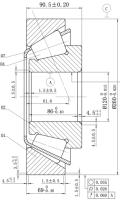 China MEGE 32324 (7624) P5 Tapered Roller Bearing for sale