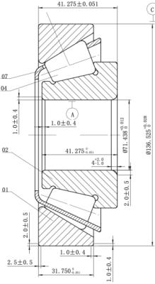 China MEGE 645/632 P5 Tapered Roller Bearing for sale