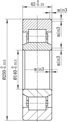 China MEGE NU228 (32228) Cylindrical Roller Bearing for sale