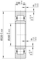 China MEGE NU2332X3（30-52732）P5 Cylindrical Roller Bearing for sale