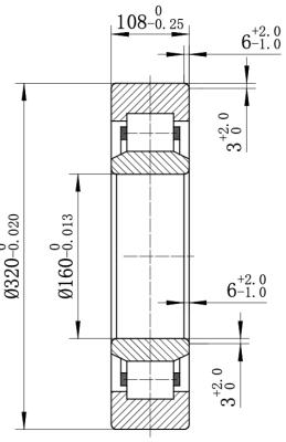 China MEGE NU2332X3（30-52732）P5 Cylindrical Roller Bearing for sale