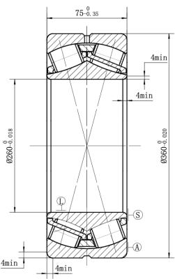 China MEGE 23952 CC/W33 P5 Spherical Roller Bearing for sale