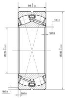 China MEGE 23944 CC/W33 P4 Spherical Roller Bearing for sale