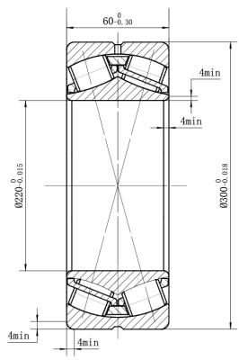 China MEGE 23944 CC/W33 P4 Spherical Roller Bearing for sale