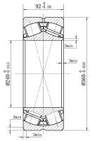 China MEGE 23048 CA/W33（3003148） P5 Spherical Roller Bearing for sale